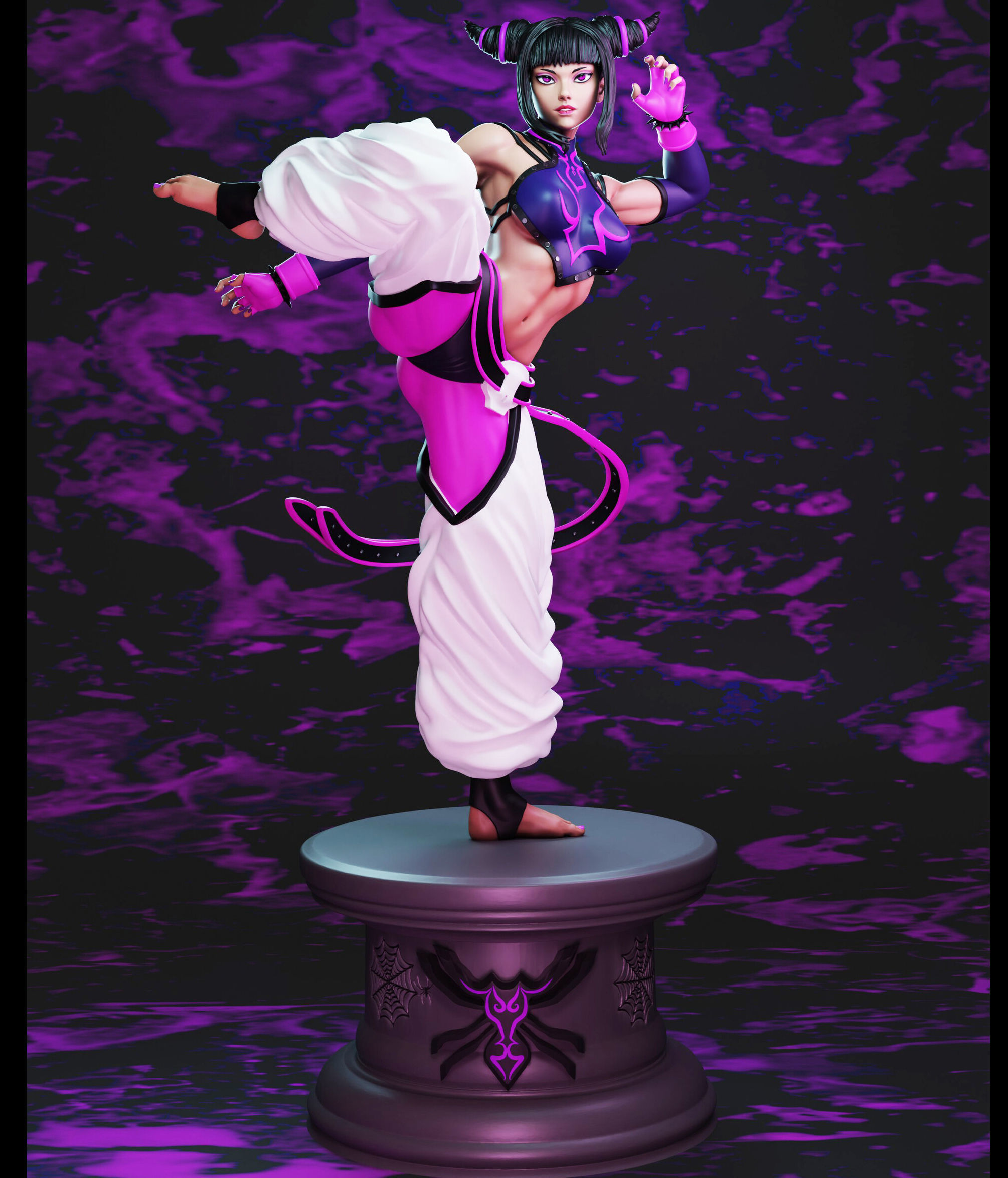 Street Fighter - Juri Han FANART 3D model 3D printable | CGTrader