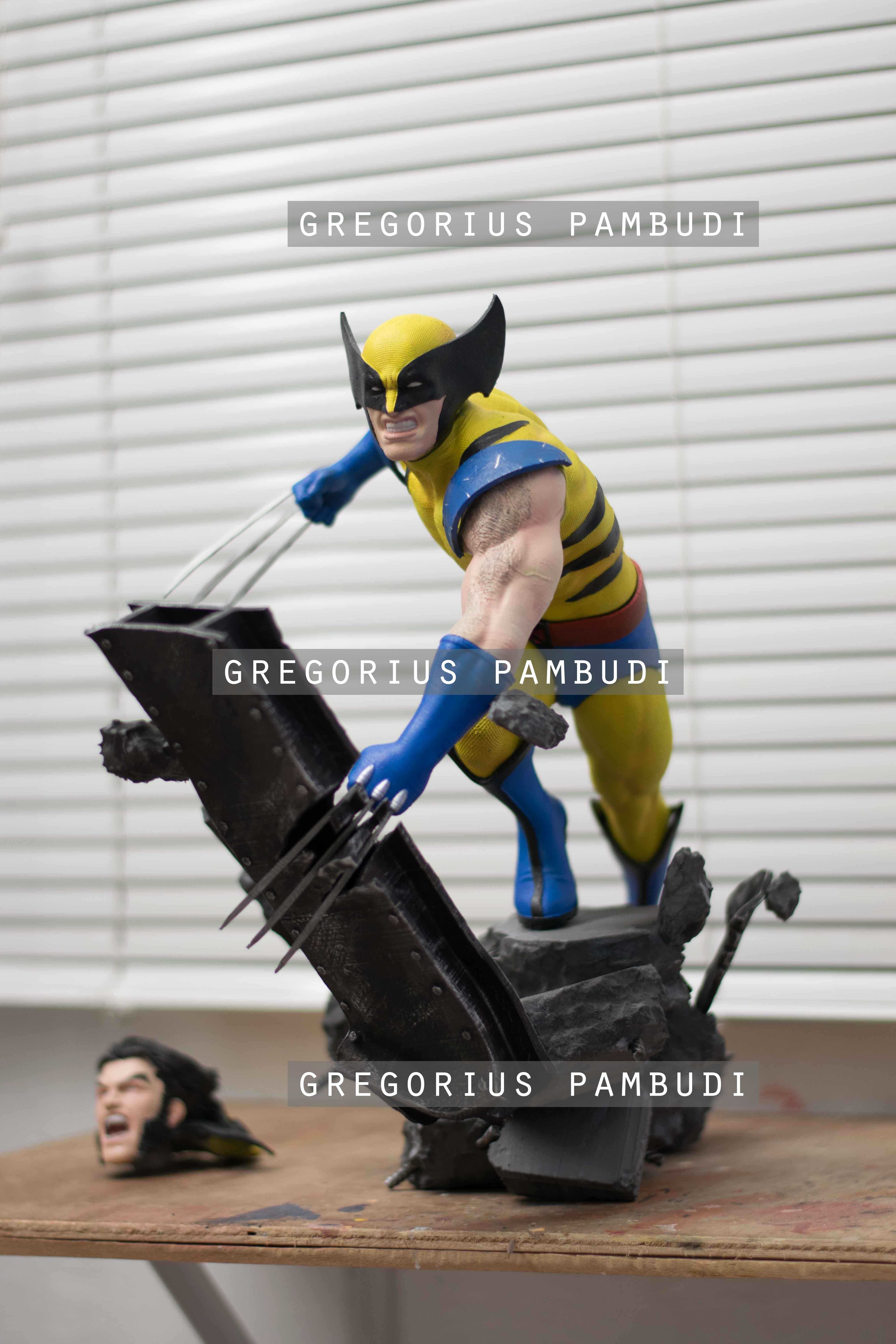 Wolverine X-men Fan Art Statue 3d Printable 3D model 3D printable ...