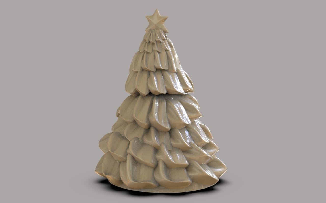 Xmas Tree 2 3D model 3D printable | CGTrader