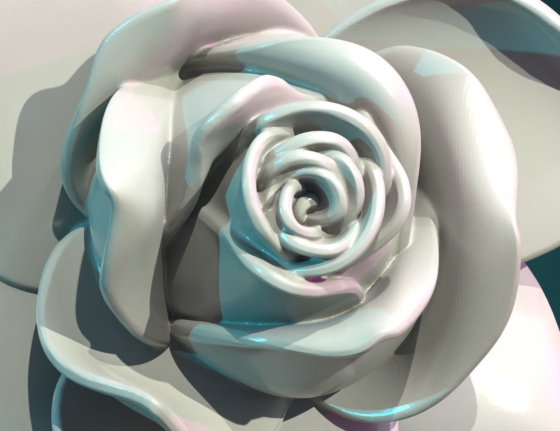 Rose Flower 3D model 3D printable | CGTrader