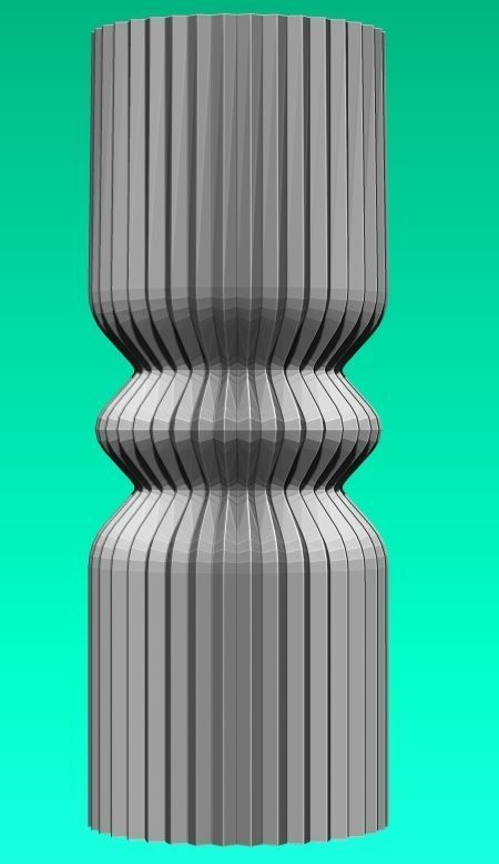 RIPPLE TRIANGLE OUTLINES SHAPE 3D model 3D printable | CGTrader