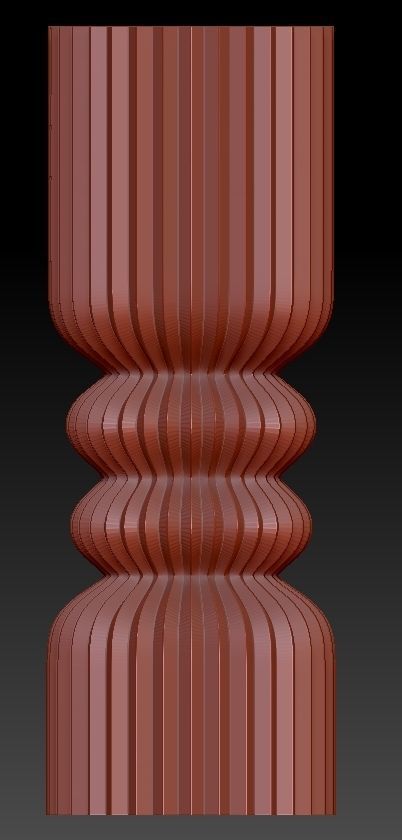 RIPPLE TRIANGLE OUTLINES SHAPE 3D model 3D printable | CGTrader