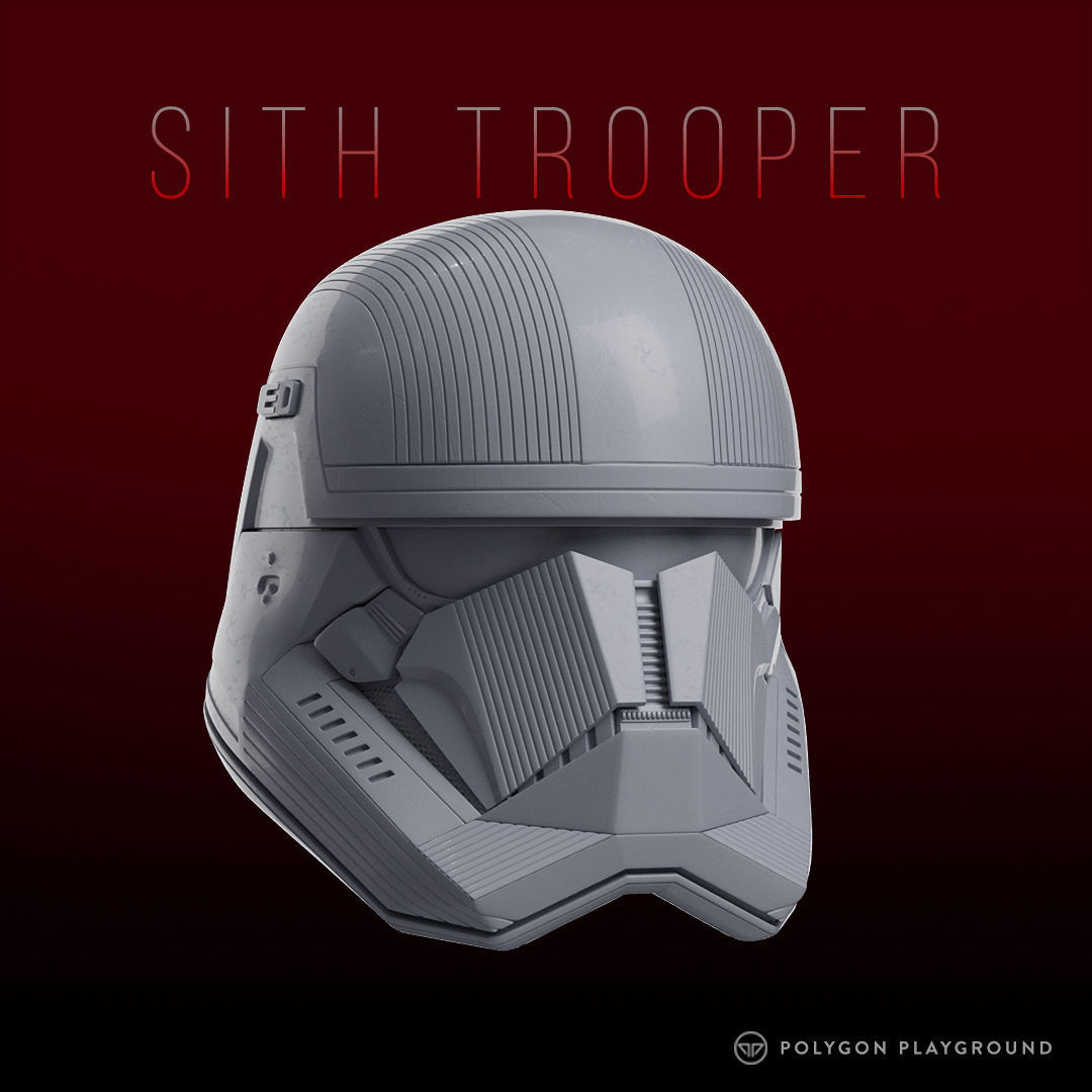 Sith Trooper Helmet 3D model 3D printable | CGTrader