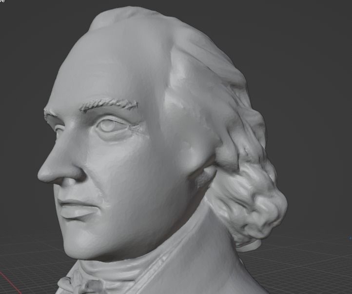 Wolfgang Amadeus Mozart 3D model 3D printable | CGTrader
