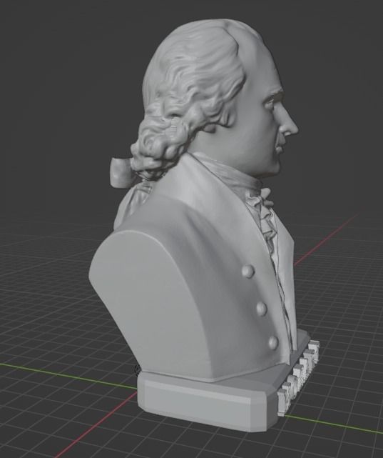 Wolfgang Amadeus Mozart 3D model 3D printable | CGTrader