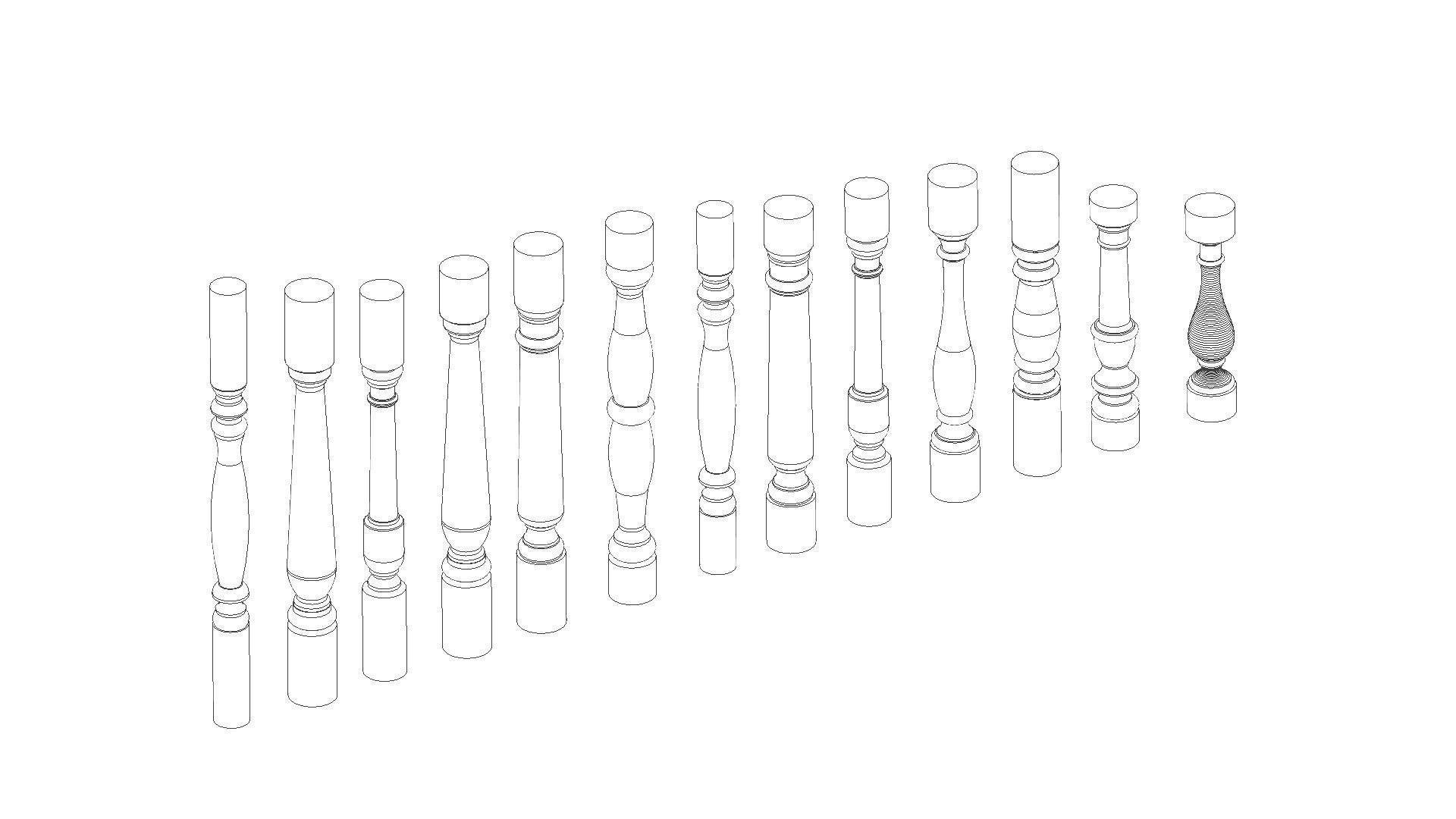 WOODEN RAILS 3D model | CGTrader