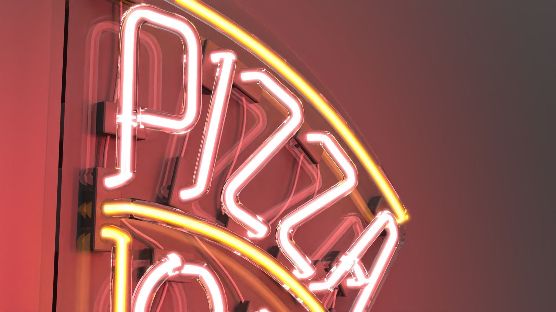 Pizza 2 - Neon Sign 3D model | CGTrader