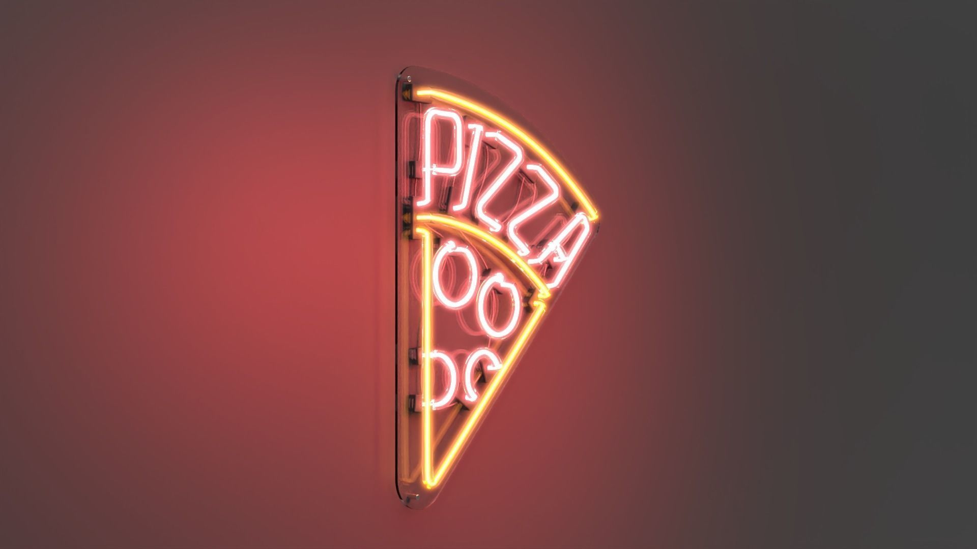Pizza 2 - Neon Sign 3D model | CGTrader