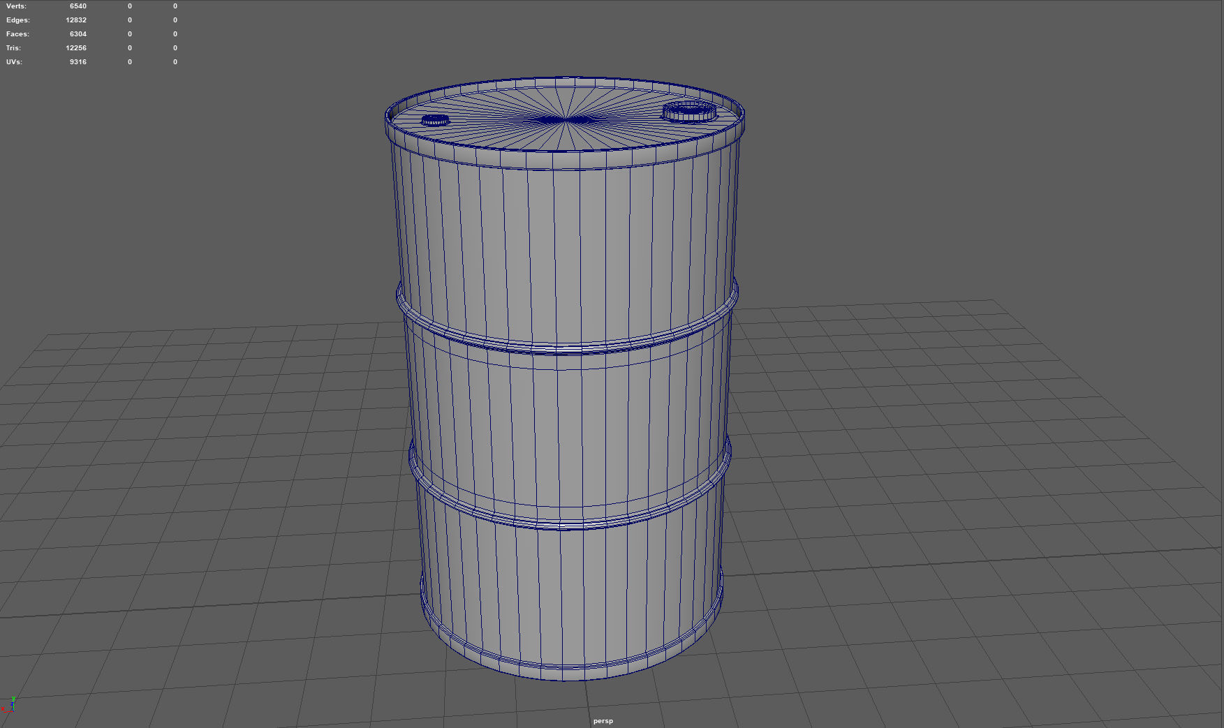 3D model Radioactive waste barrel VR / AR / low-poly | CGTrader