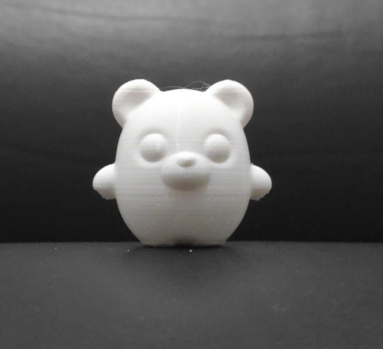 Little Round Bear 3D model 3D printable | CGTrader