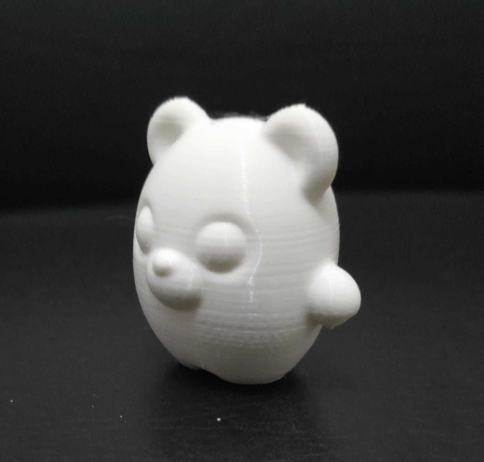 Little Round Bear 3D model 3D printable | CGTrader