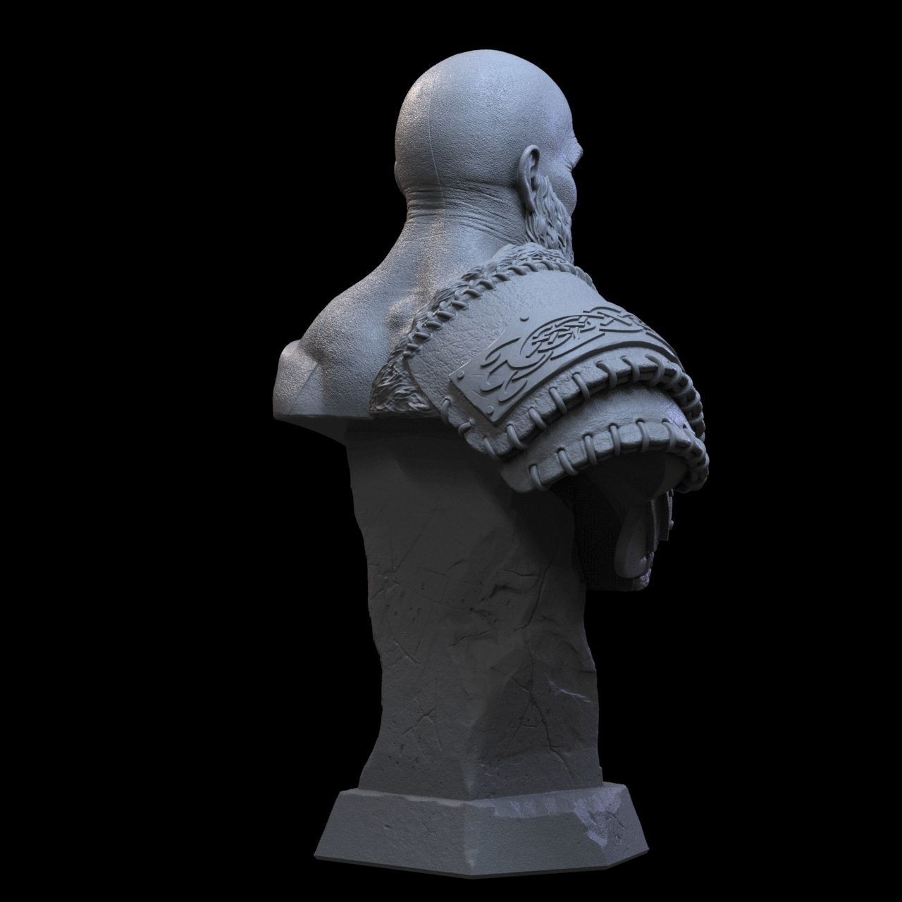 KRATOS - GOW RAGNAROK 3D model 3D printable | CGTrader