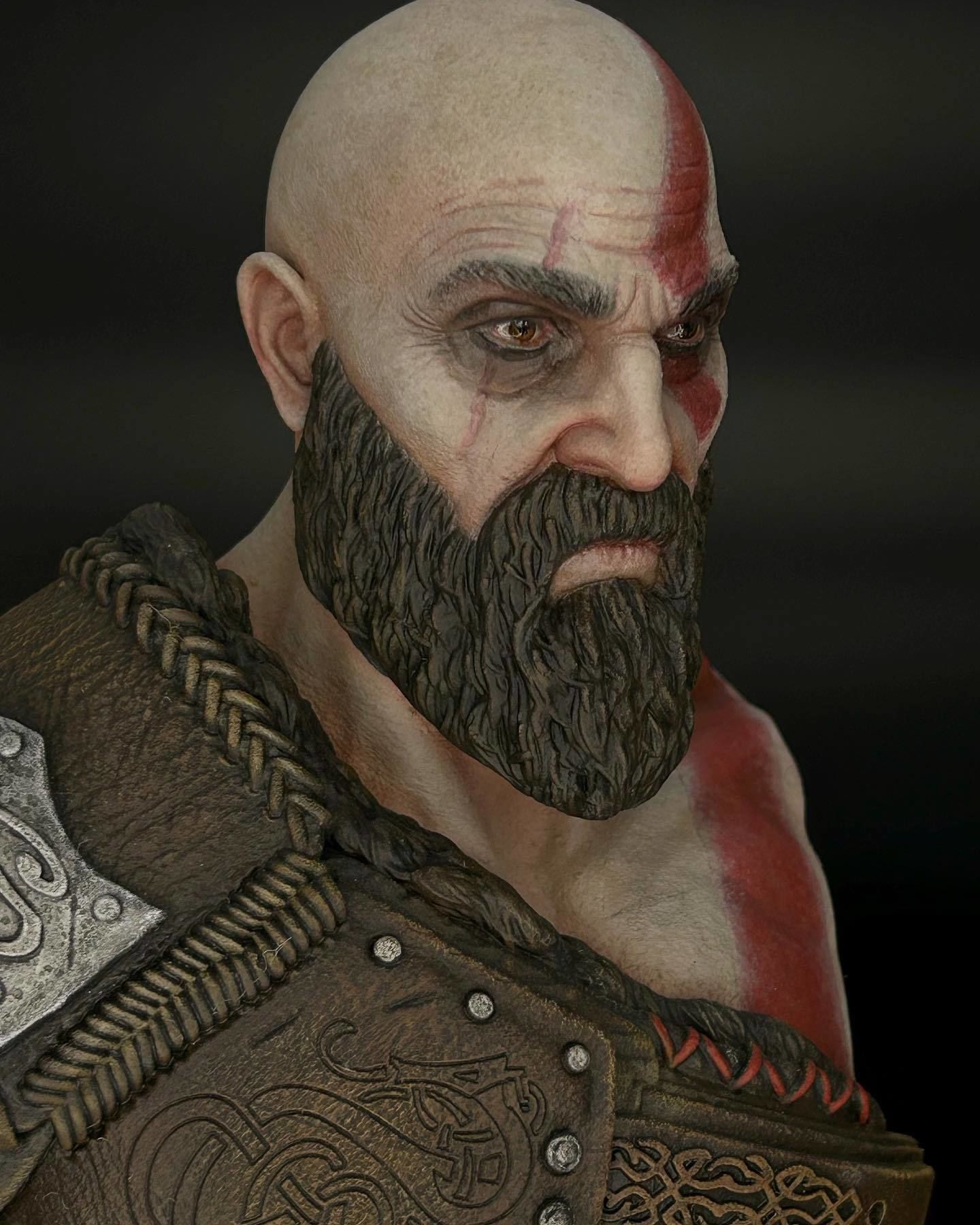 KRATOS - GOW RAGNAROK 3D model 3D printable | CGTrader
