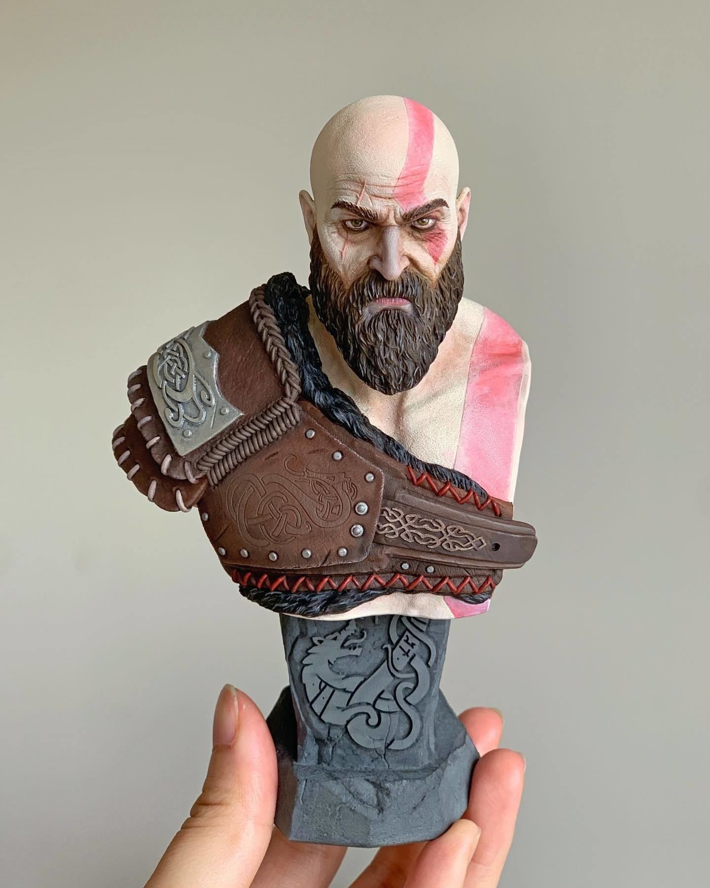 KRATOS - GOW RAGNAROK 3D model 3D printable | CGTrader