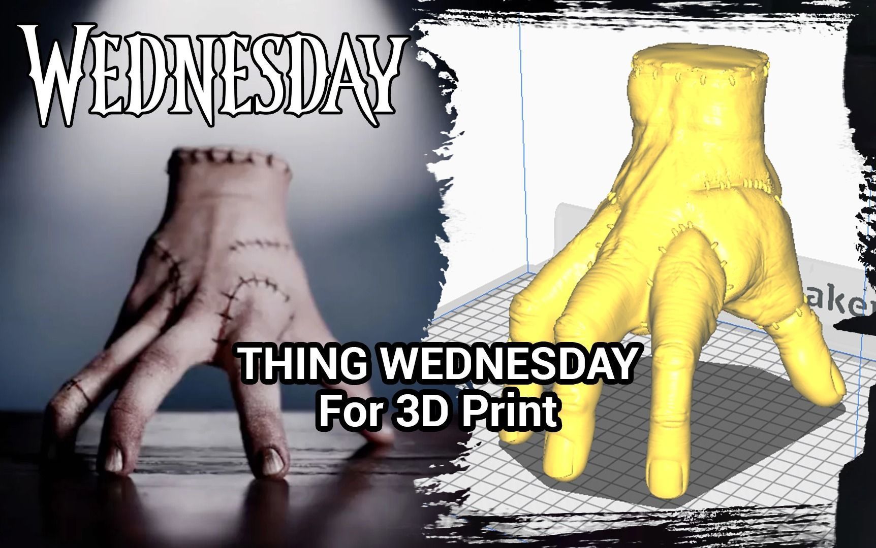 Thing Wednesday 3D model 3D printable | CGTrader