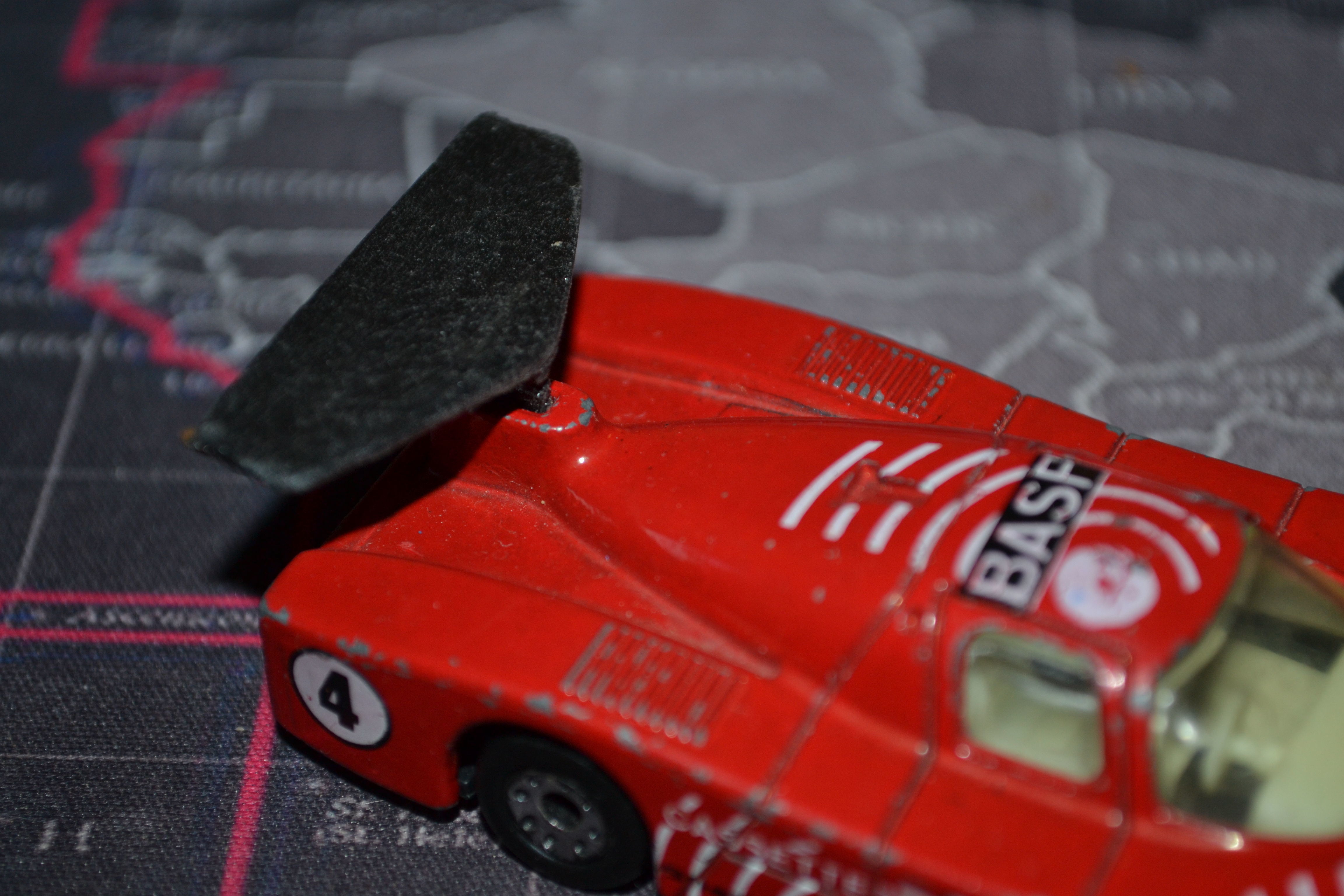 Matchbox Group C Racer Rear Wing 3D model 3D printable | CGTrader