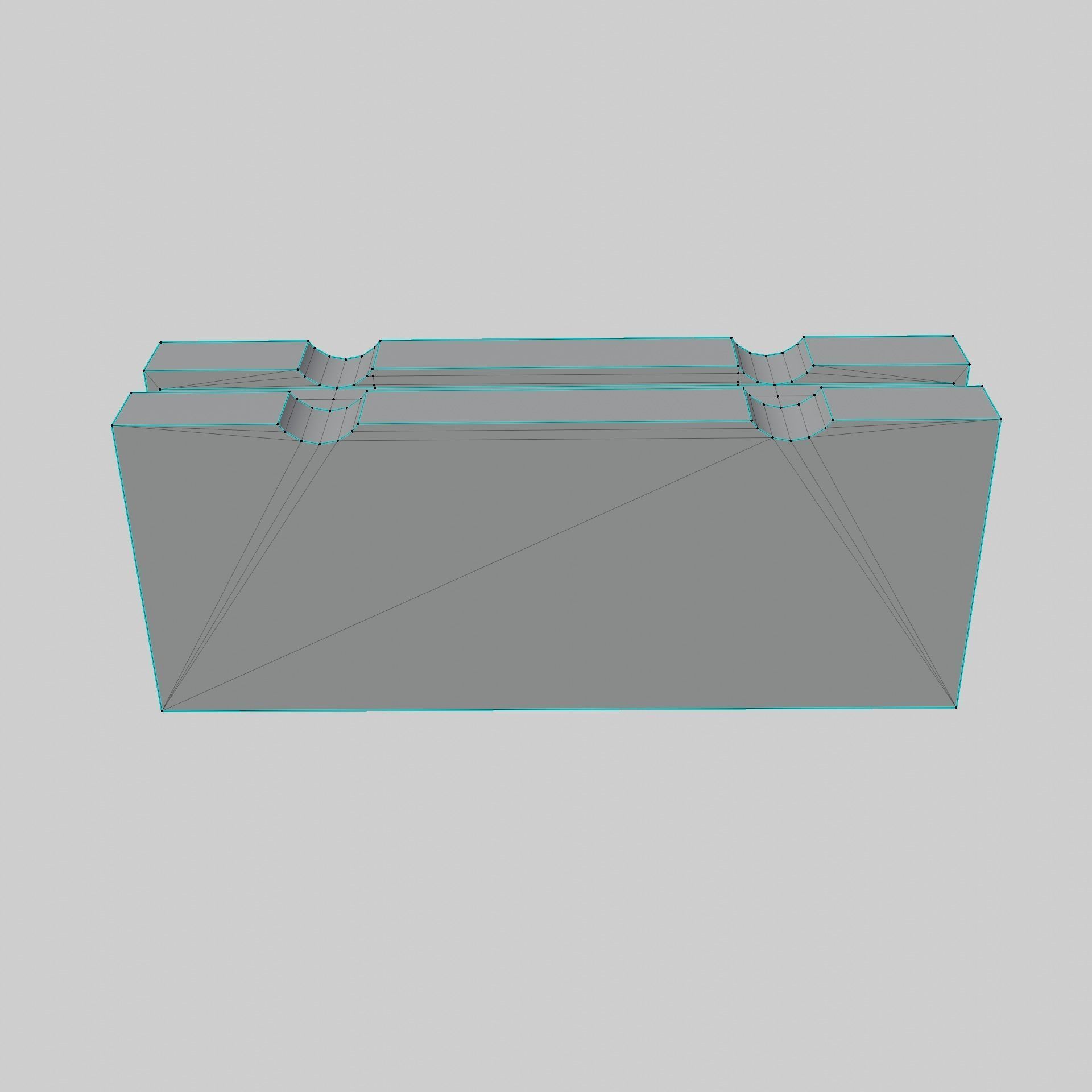 3D model Concrete block restricting traffic PBR low-poly game ready VR / AR / low-poly | CGTrader