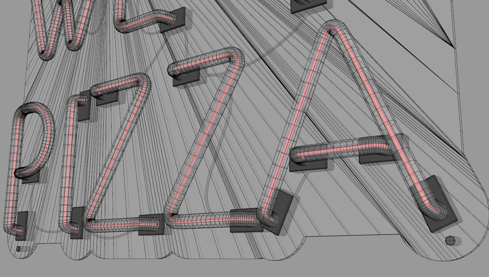 We Love Pizza - Neon Sign 3D model | CGTrader