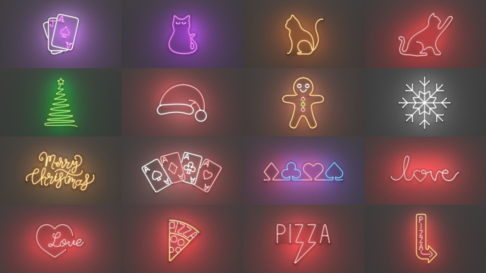 Second 50 Neon Signs - NEONPLEX SPECIAL PACK 3D Model Collection | CGTrader
