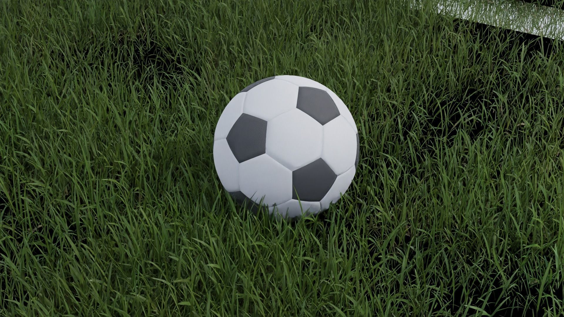 Hyper Realistic Low Poly 3D Soccer Ball Model free VR / AR / low-poly ...