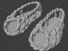 Jipsin - Straw Sandal Shoes free 3D model 3D printable | CGTrader