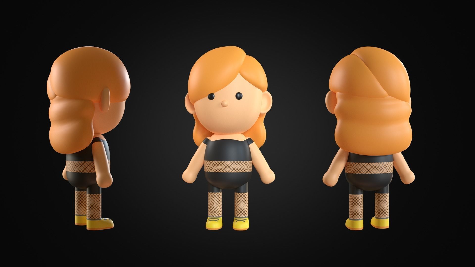 CARTOON CHARACTERS PACK 3D model animated rigged | CGTrader