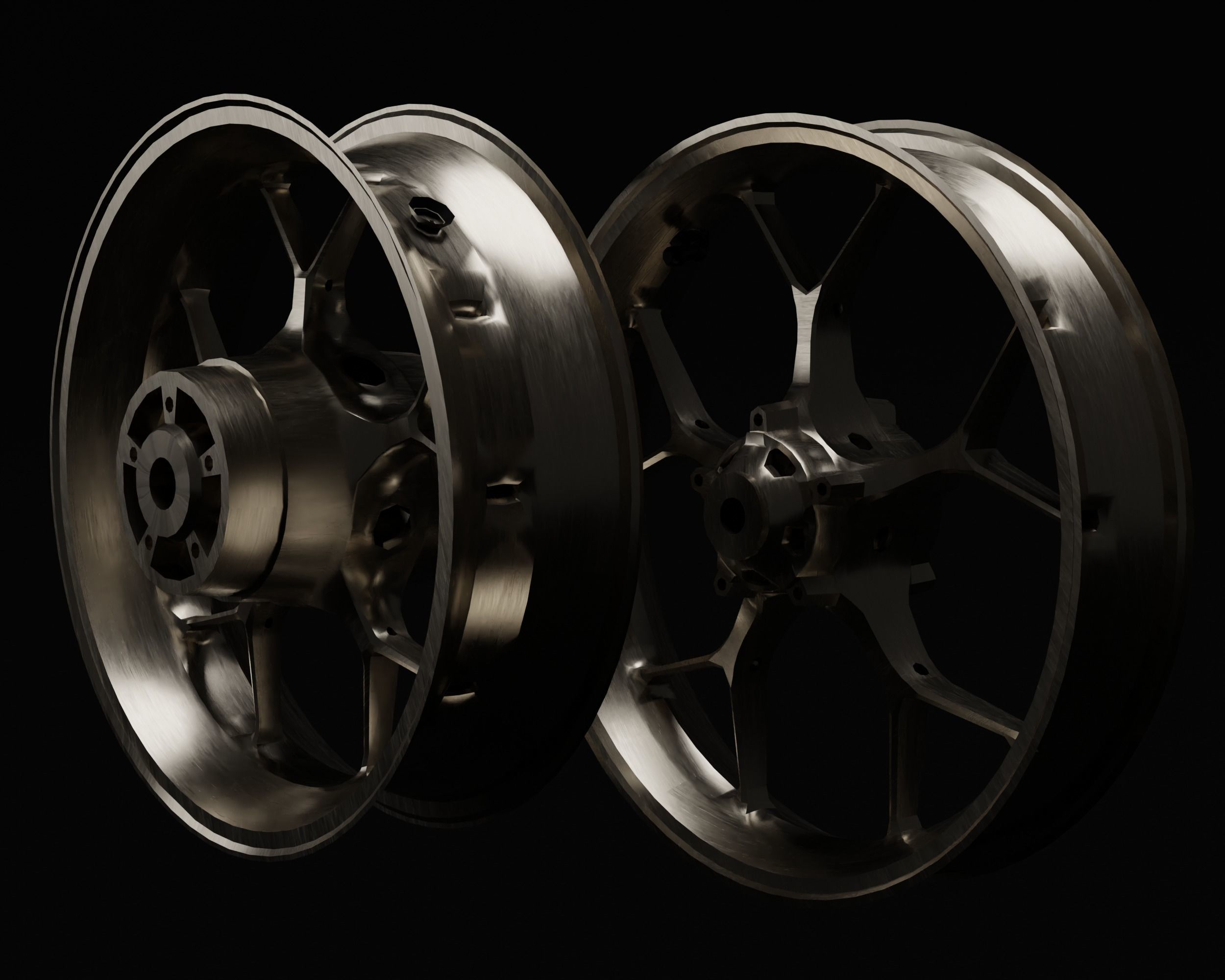 Motorcycle Wheel with tires free VR / AR / low-poly 3D model | CGTrader