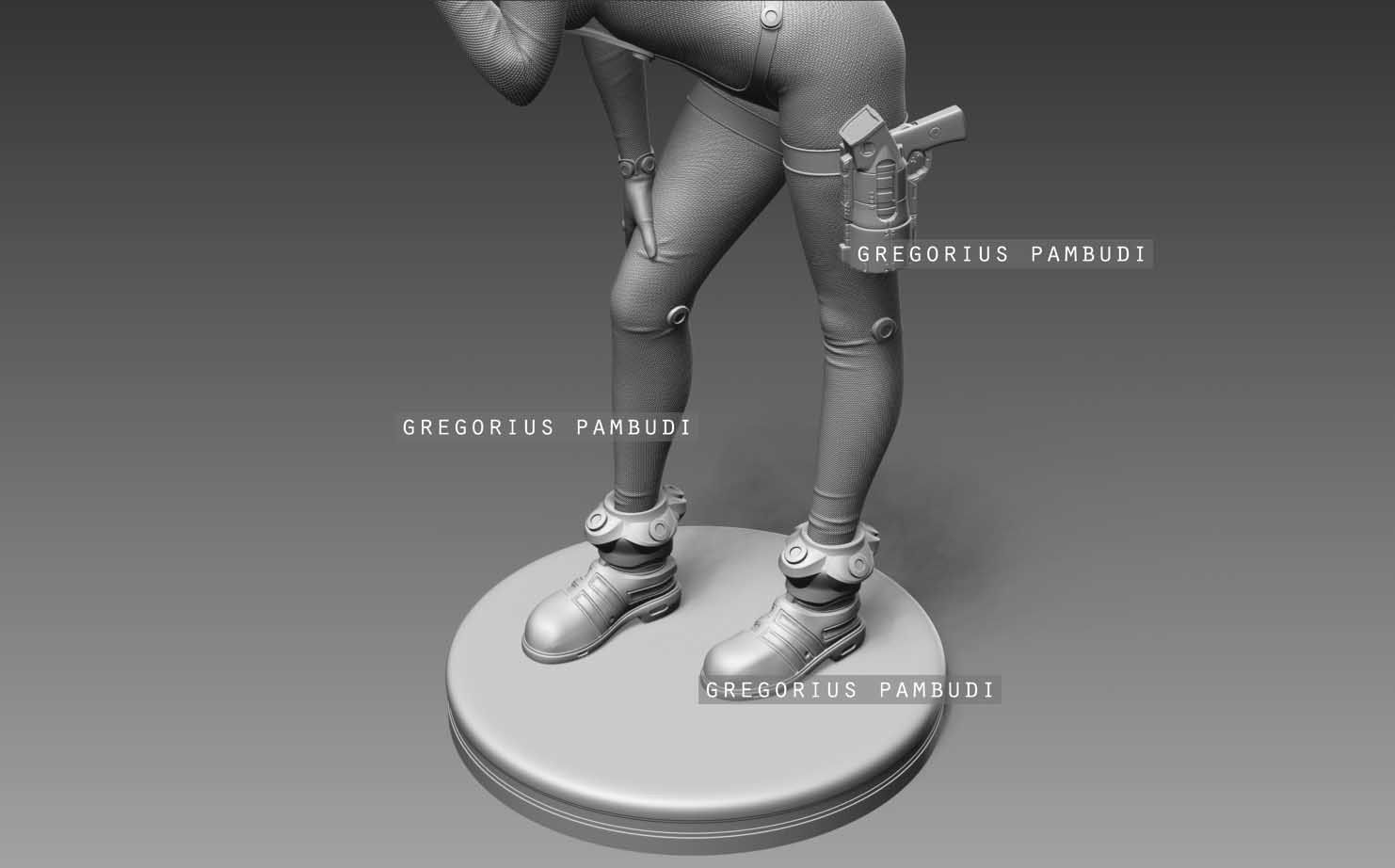 Anzu Yamasaki Gantz Fan Art Statue 3d Printable 3D model 3D printable ...