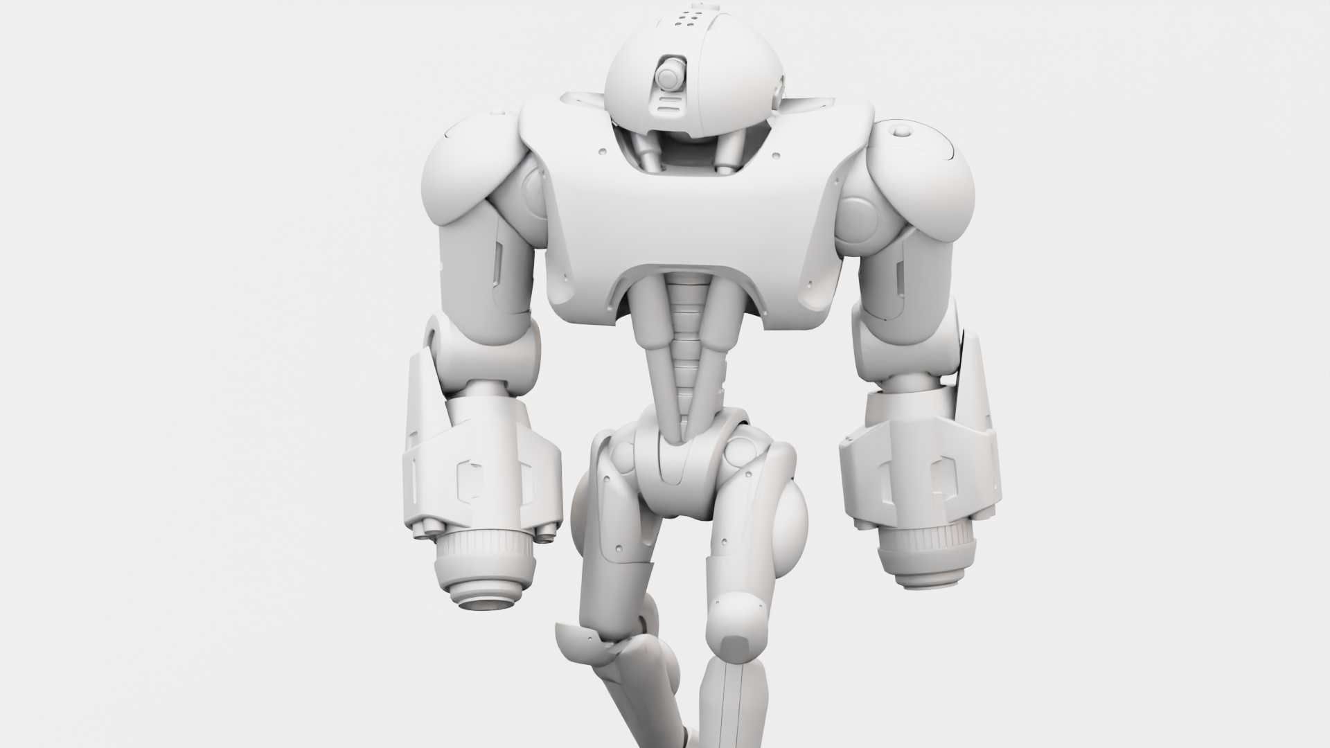 POLICE OFFICER BOT RIGGED 3D model rigged | CGTrader