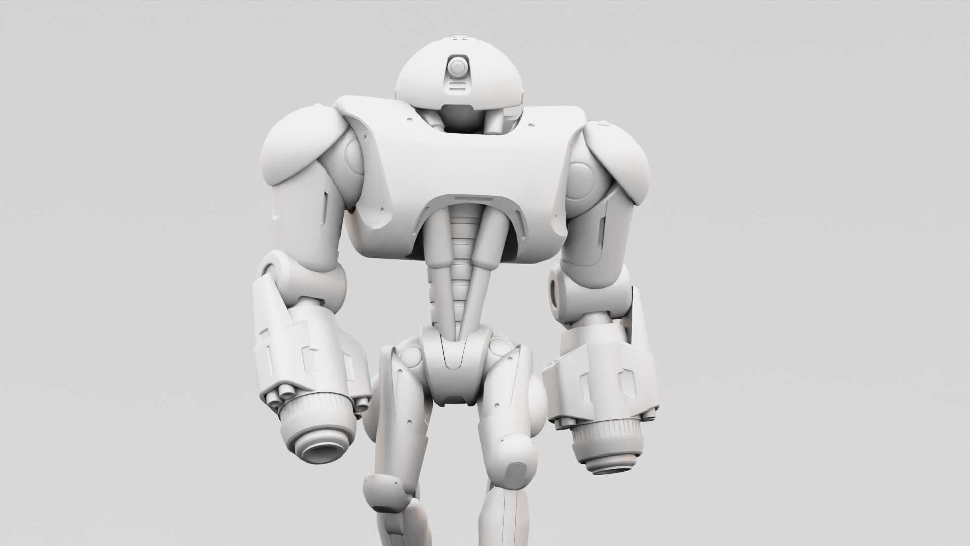 POLICE OFFICER BOT RIGGED 3D model rigged | CGTrader