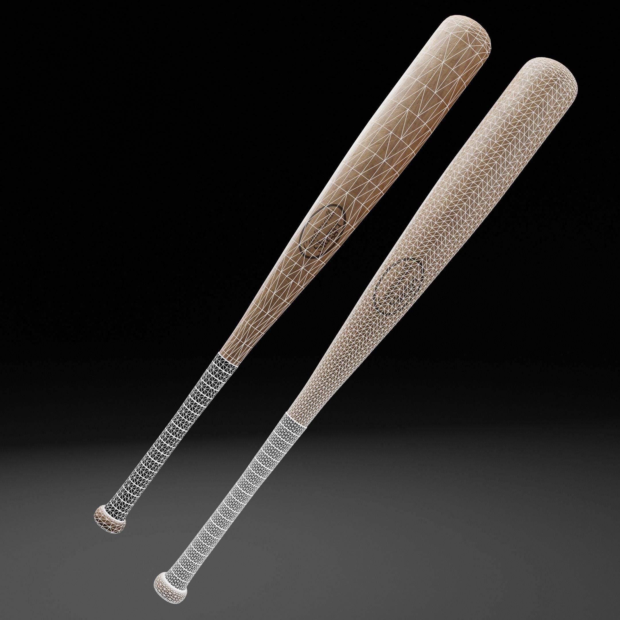 3D model Baseball Bat - Game Ready VR / AR / low-poly | CGTrader