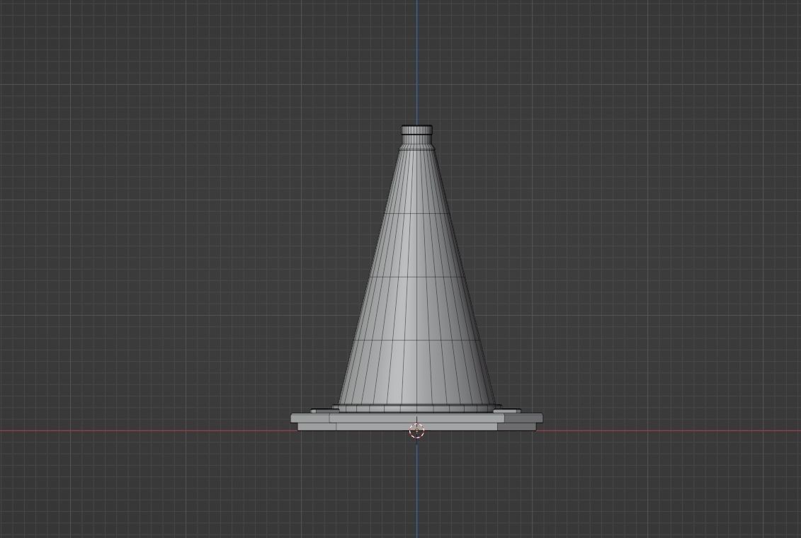 3D model Pylone traffic cone VR / AR / low-poly | CGTrader
