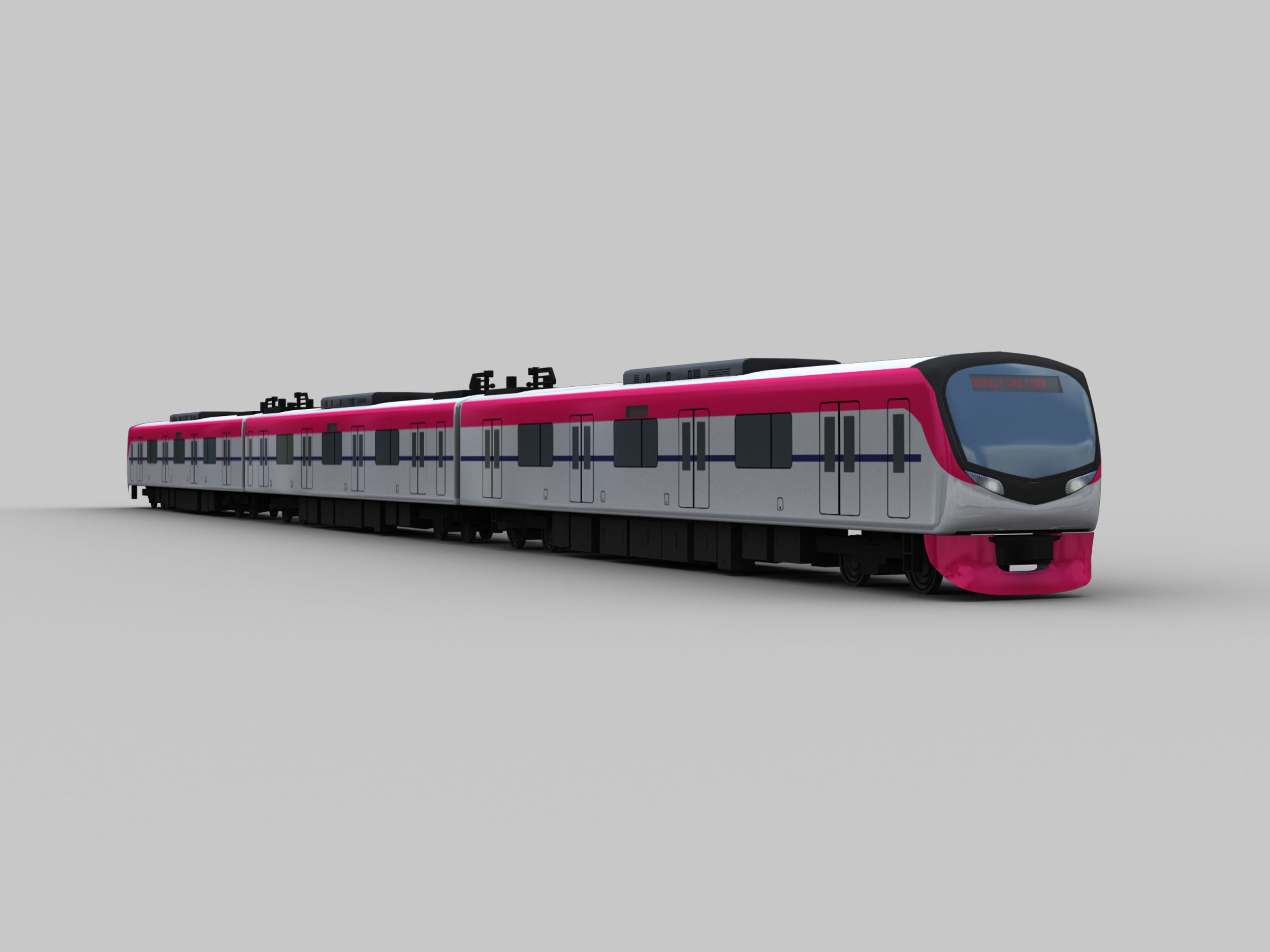 3D model Lowpoly Train 10 VR / AR / low-poly | CGTrader