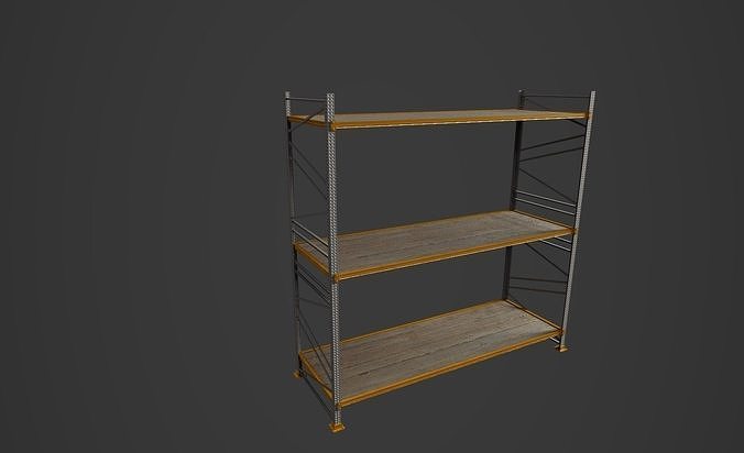 3D model Storage Shelf VR / AR / low-poly | CGTrader