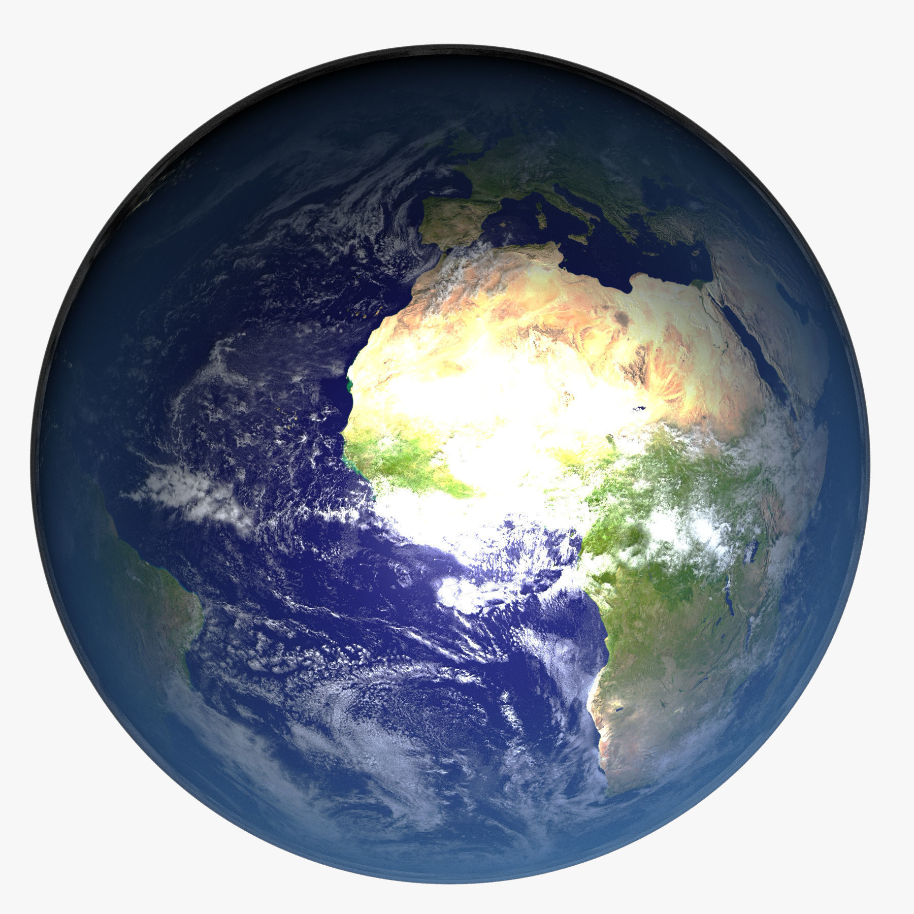 3D model Earth - Photorealistic Planet VR / AR / low-poly | CGTrader