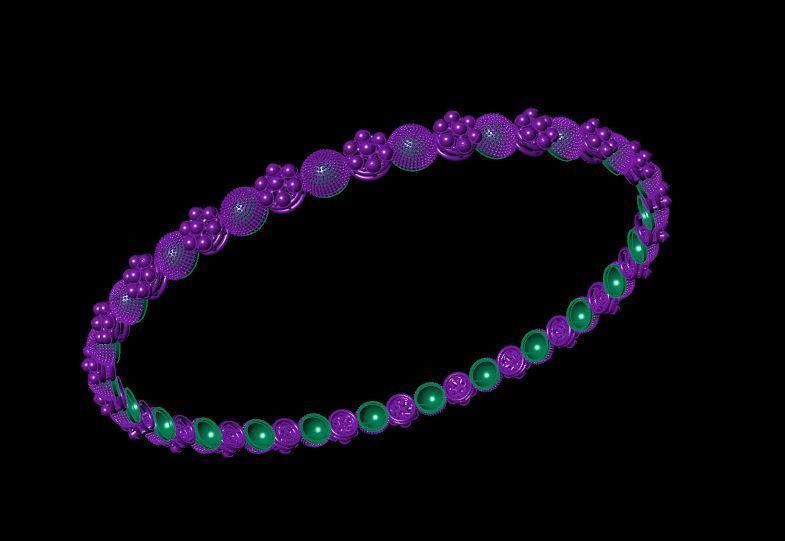 Bracelet 3D model 3D printable | CGTrader