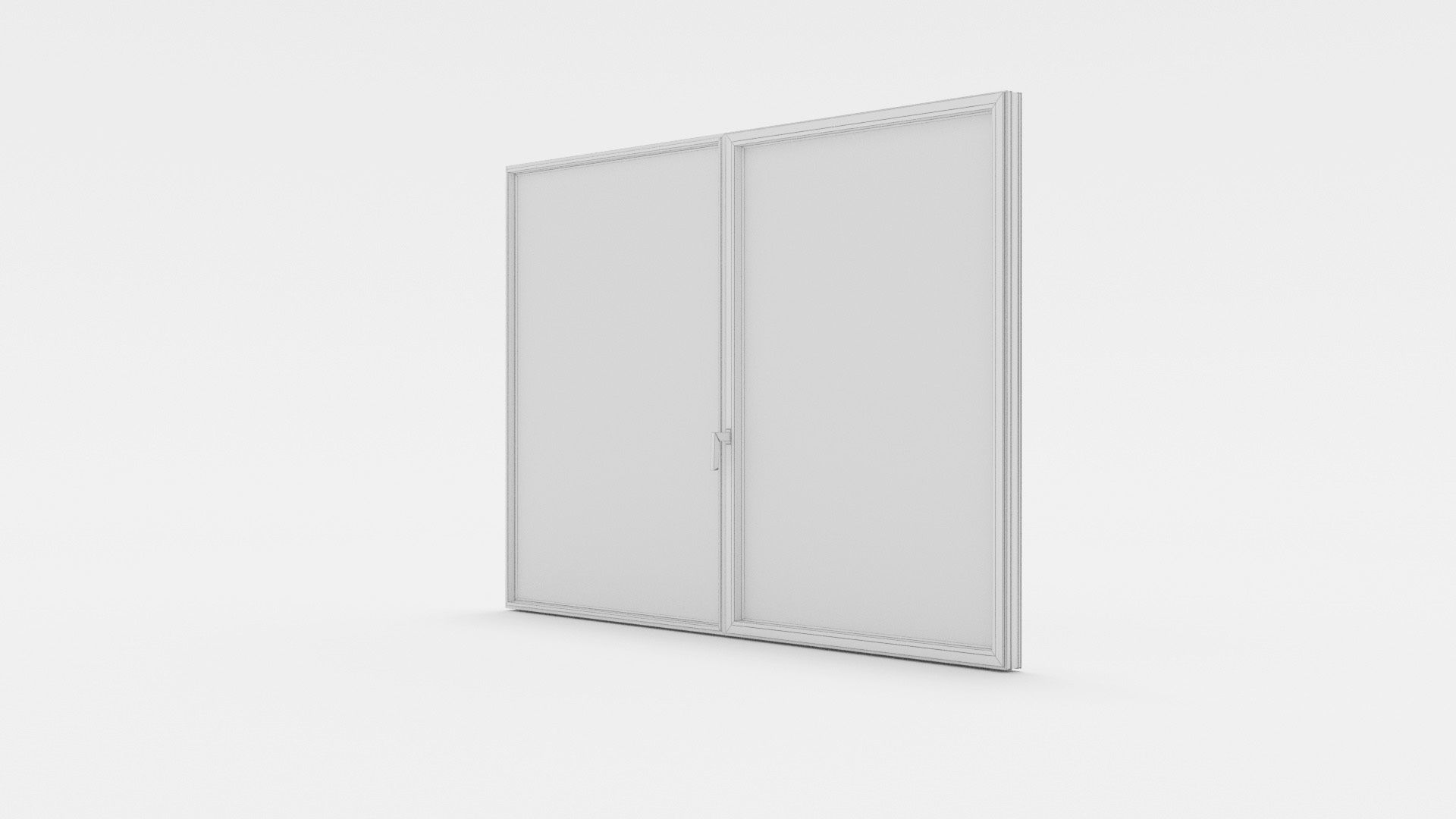 Balcony Door and Windows 03 3D model | CGTrader