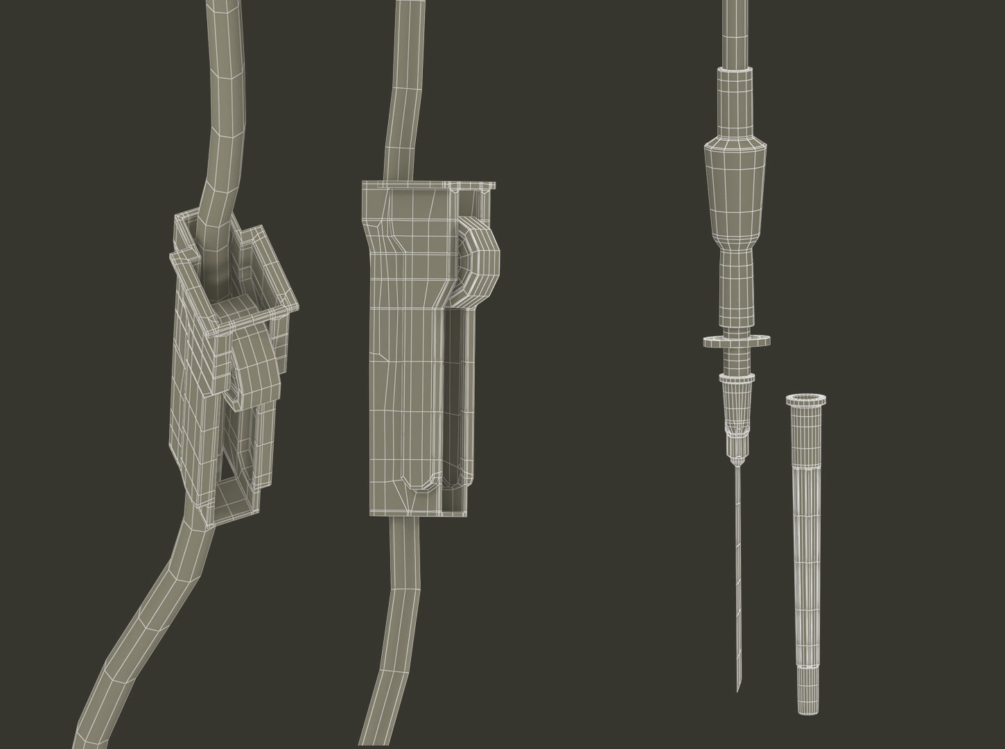 IV stand with blood bag for transfusion 3D model | CGTrader