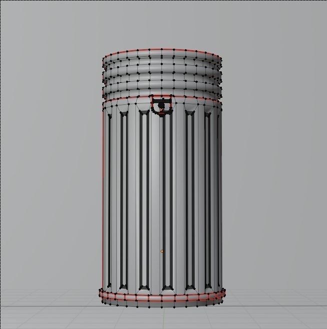 3D model Bin rust low polly model VR / AR / low-poly | CGTrader