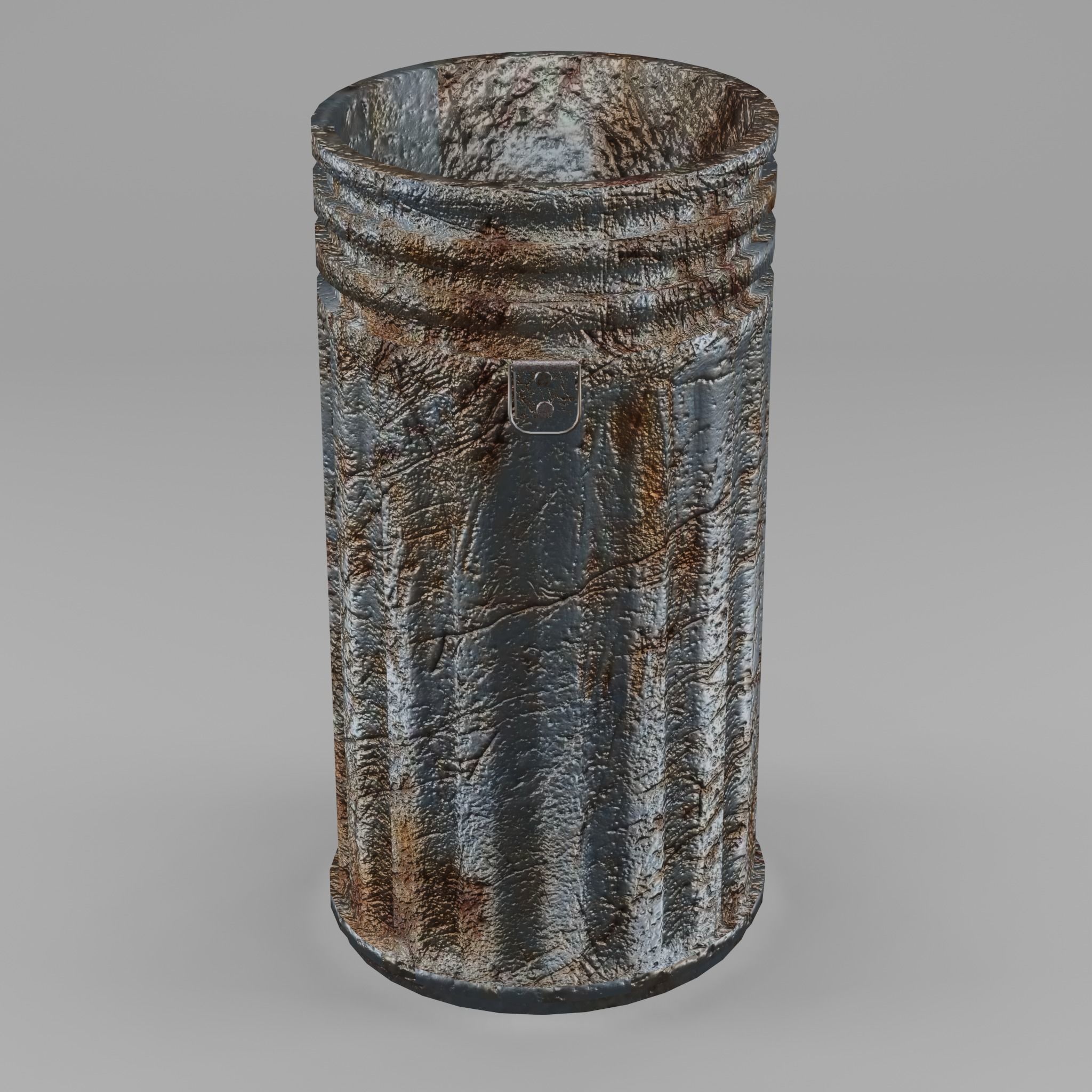 3D model Bin rust low polly model VR / AR / low-poly | CGTrader