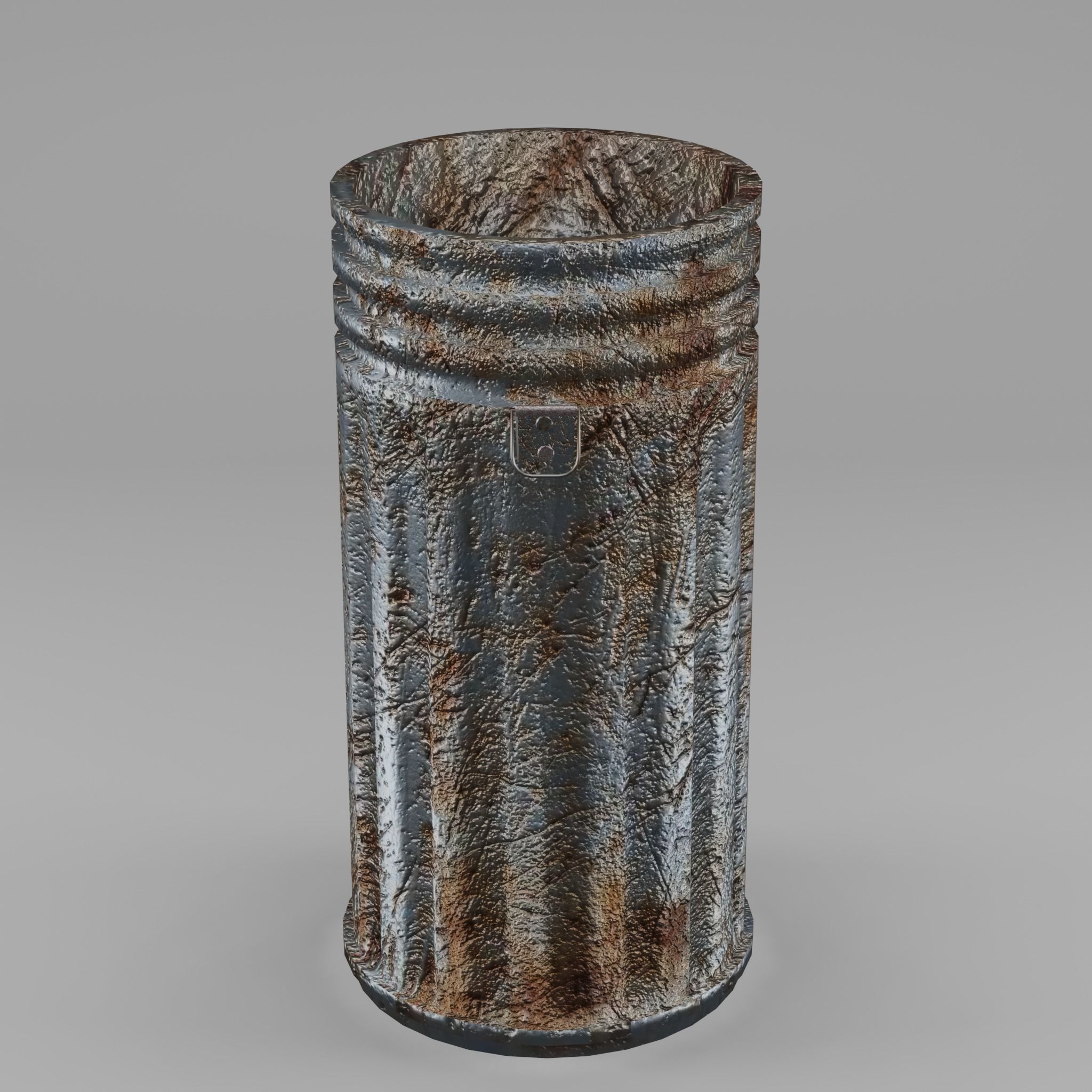 3D model Bin rust low polly model VR / AR / low-poly | CGTrader