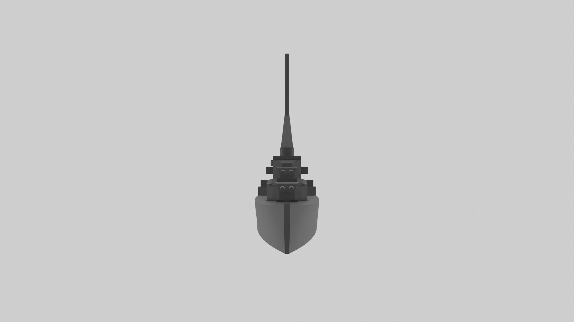 HMS Eskimo - Model for small scale printing free 3D model 3D printable ...