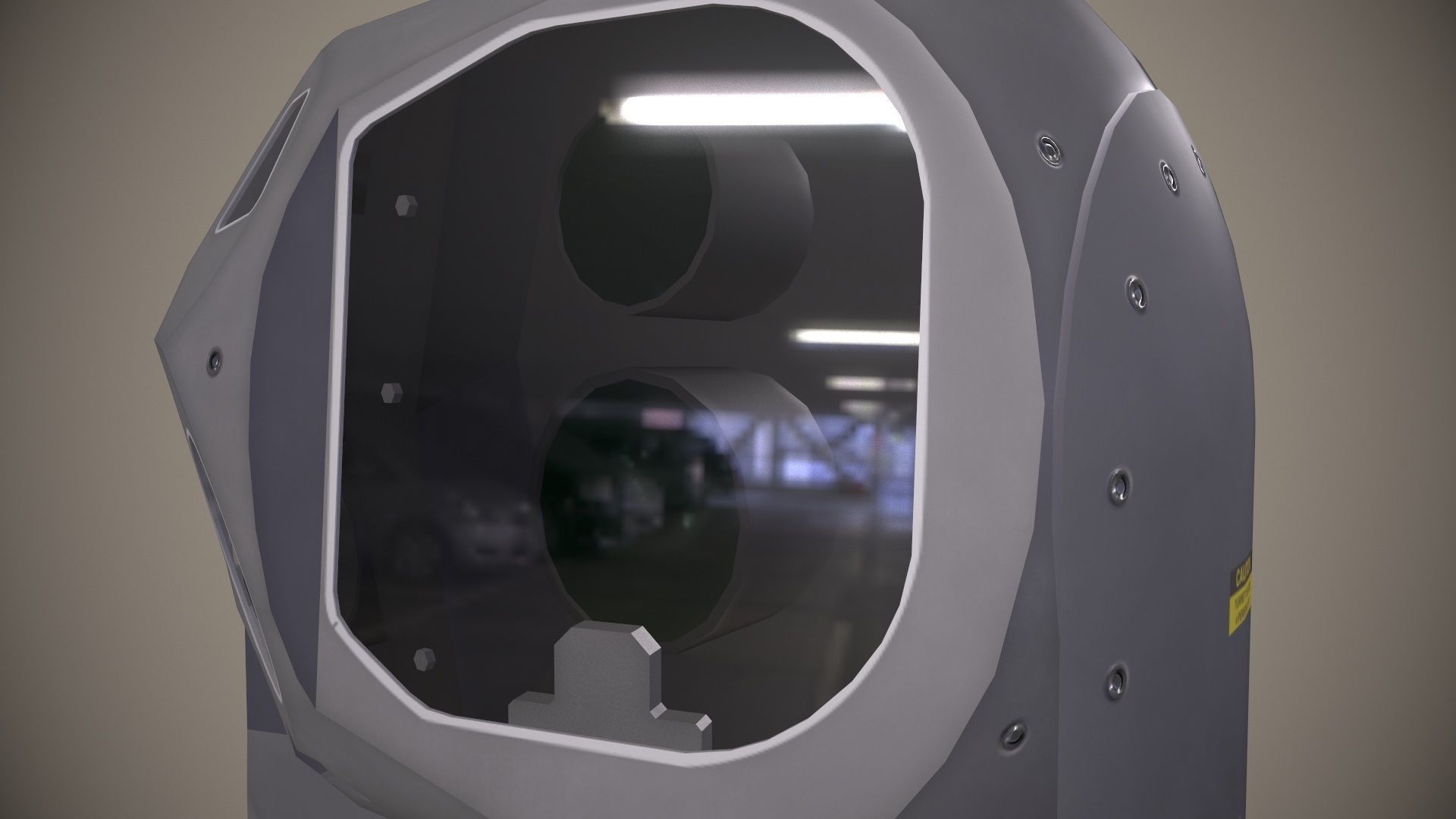 3D model Aircraft FLIR Camera AAS-44 VR / AR / low-poly | CGTrader