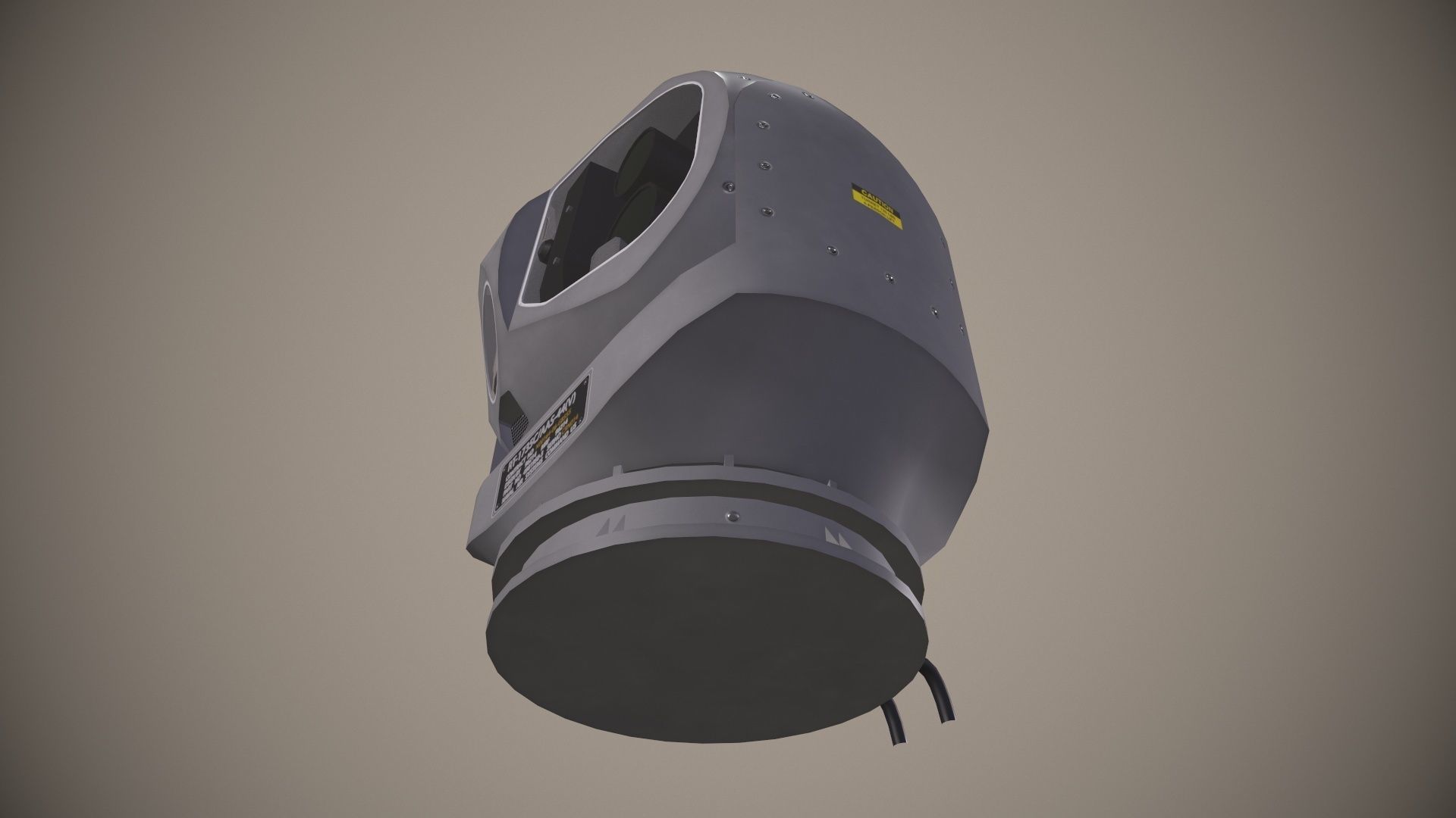 3D model Aircraft FLIR Camera AAS-44 VR / AR / low-poly | CGTrader