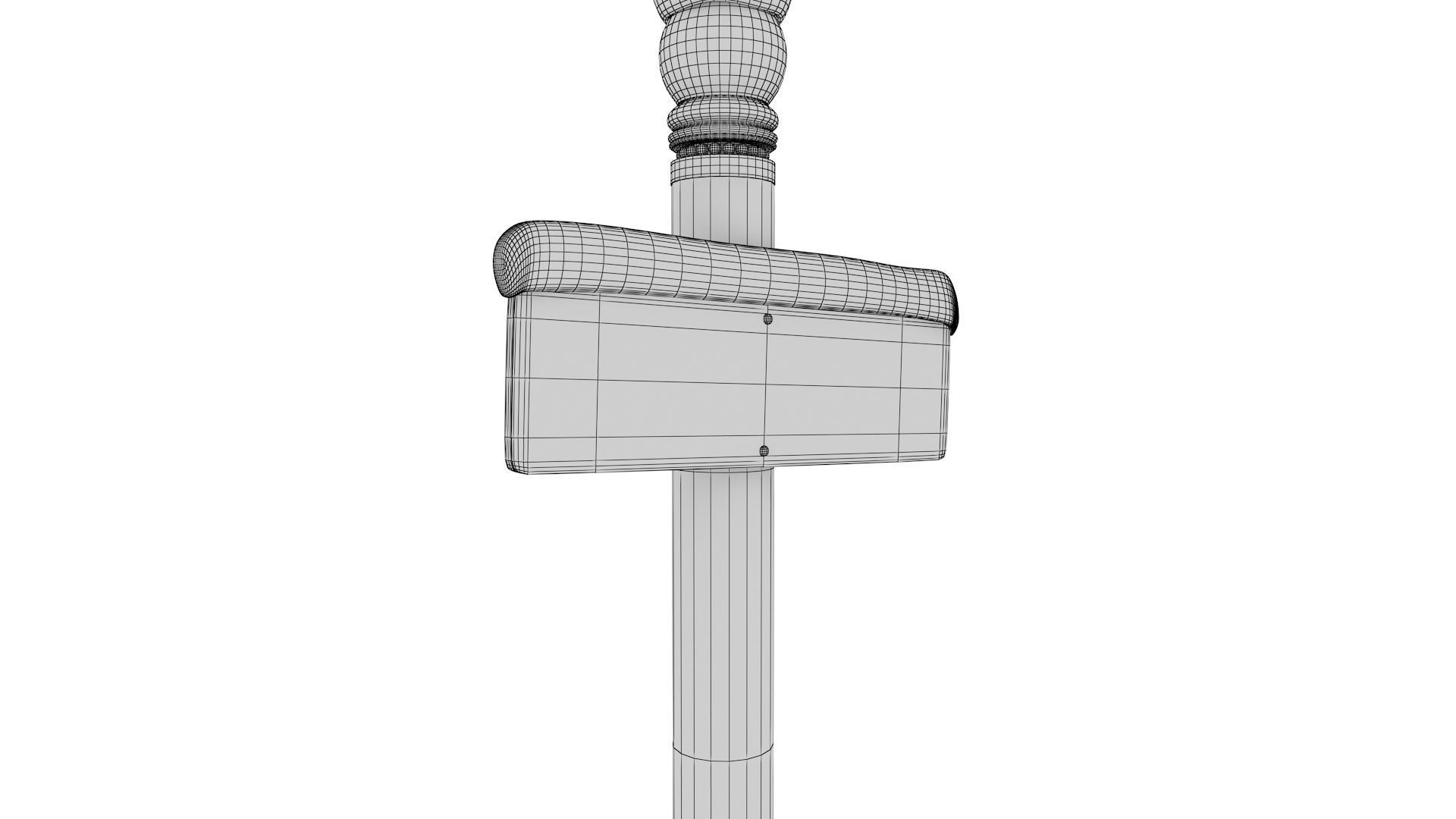 3D model North Pole sign VR / AR / low-poly | CGTrader