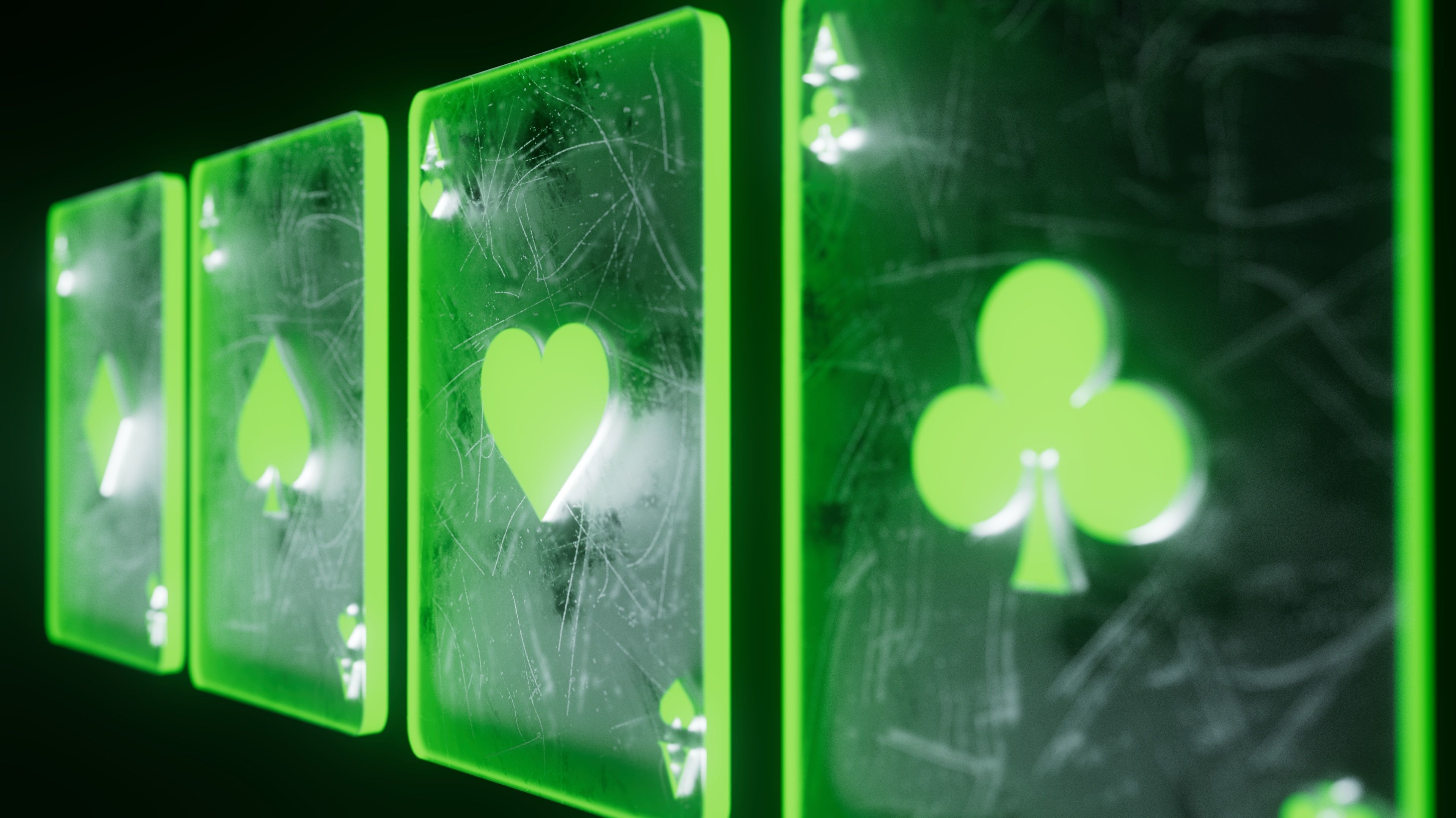 Neon Cards free 3D model | CGTrader