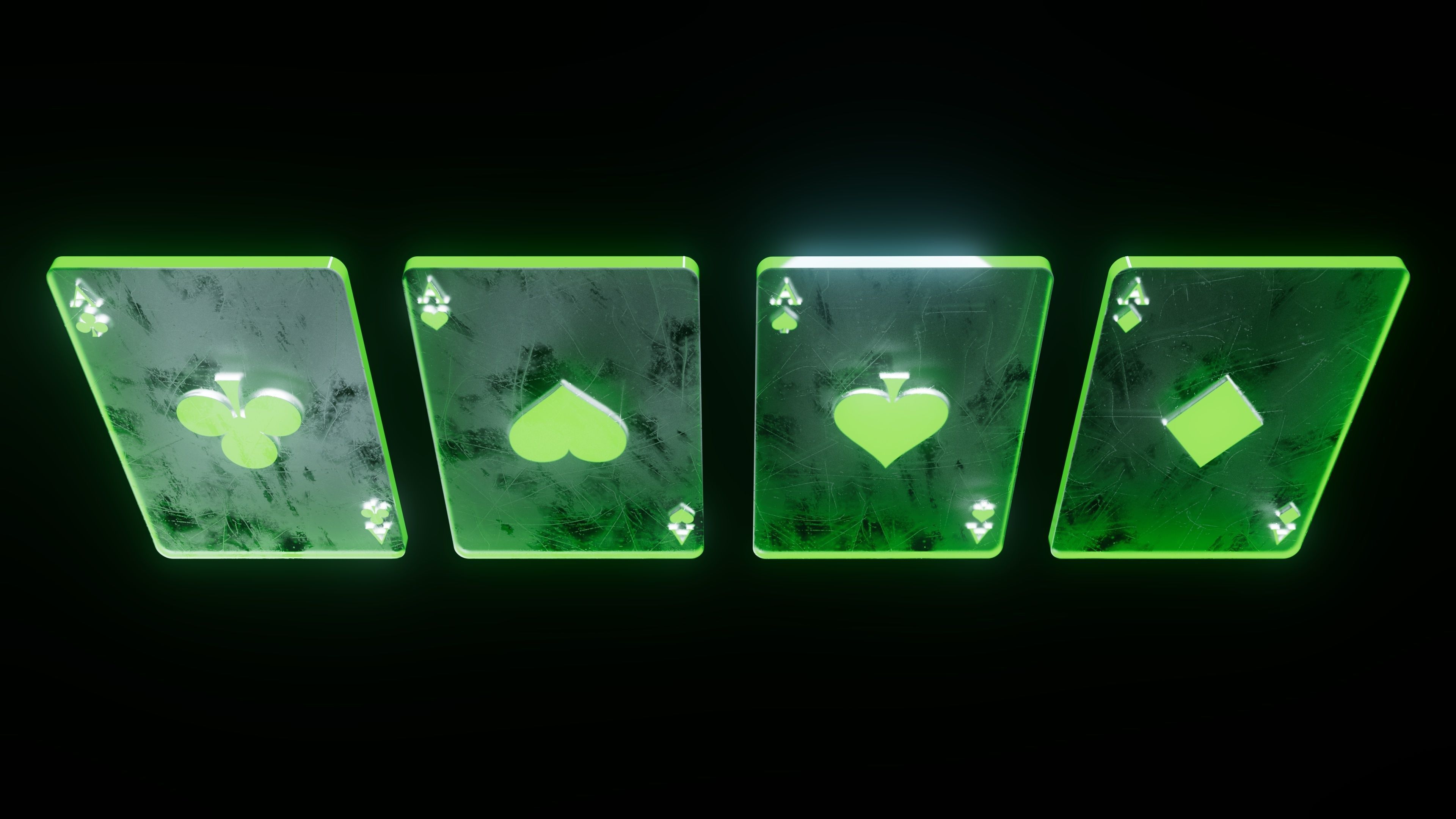 Neon Cards free 3D model | CGTrader