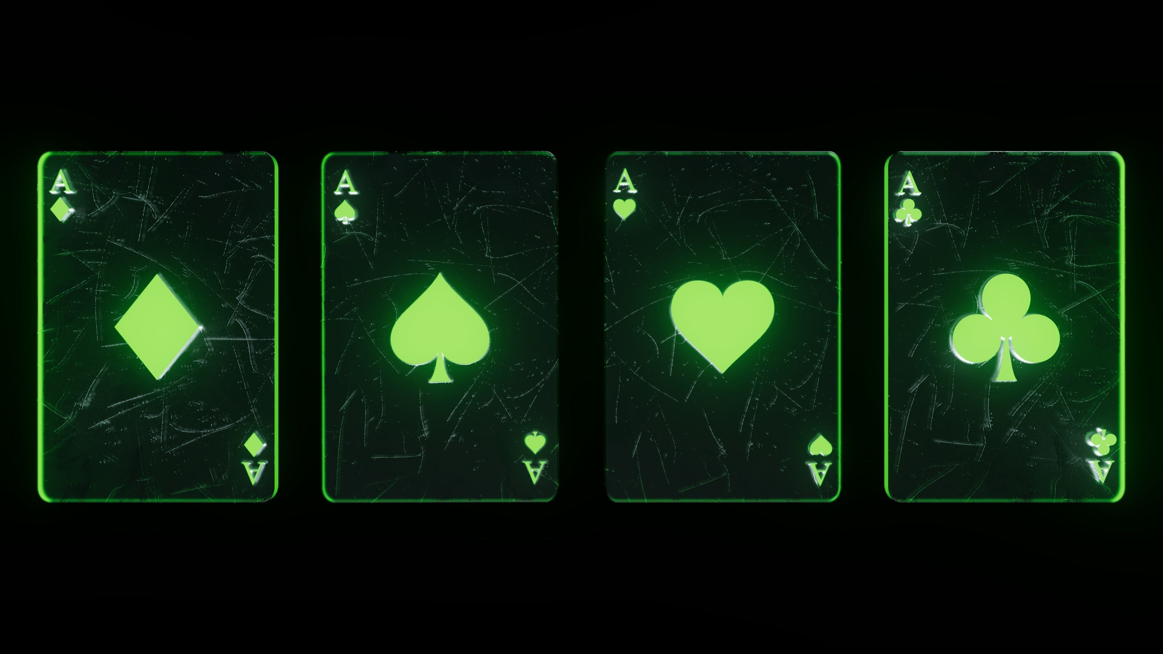 Neon Cards free 3D model | CGTrader