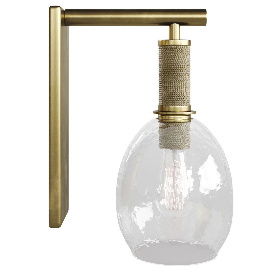 Palecek Bronson Wall Sconce 3D model | CGTrader