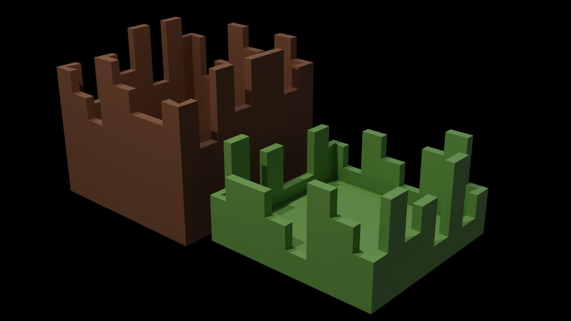 Minecraft Block Storage 3D model 3D printable | CGTrader